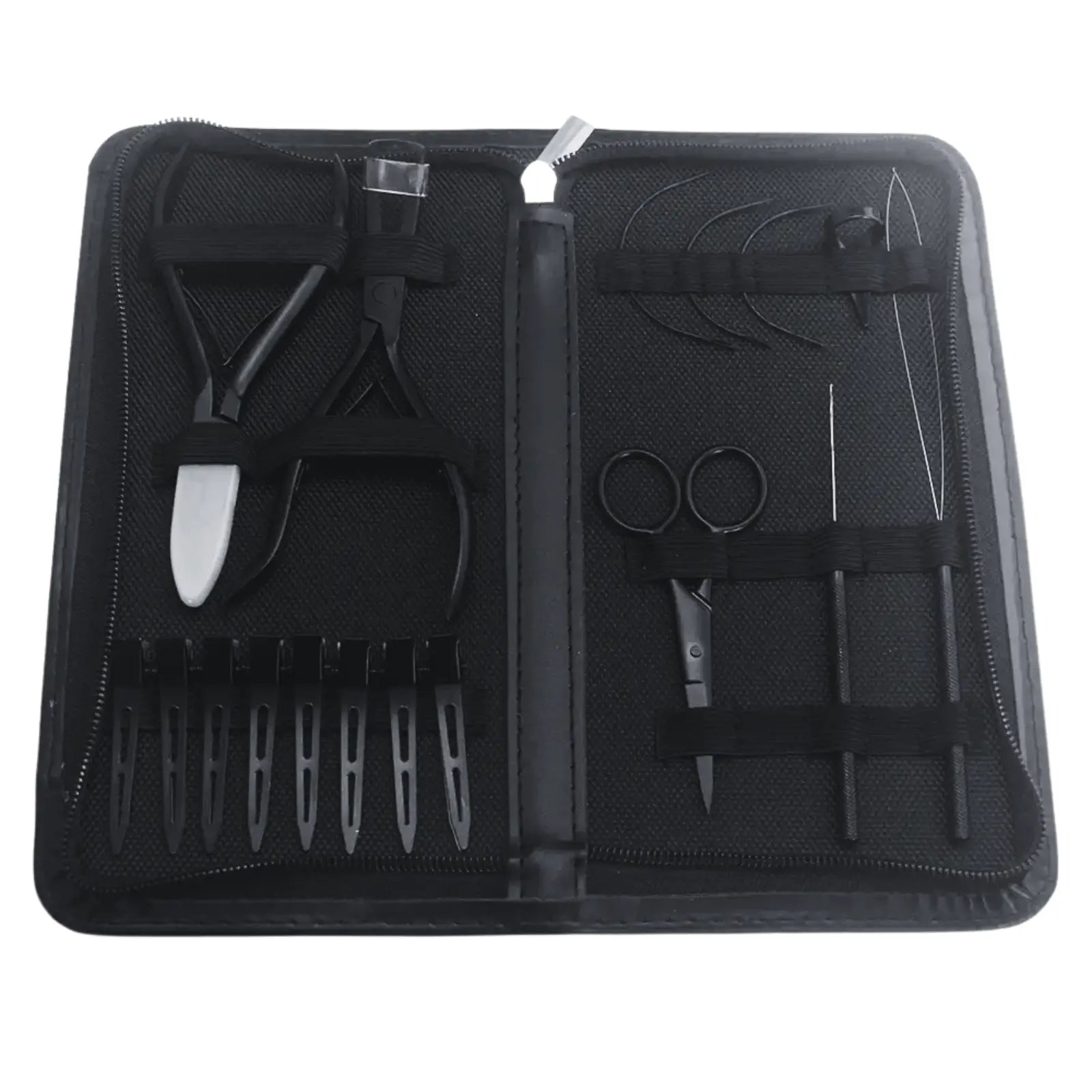 Professional Hair Extension Tool Kit – 17 Pieces – Full Shine Professional